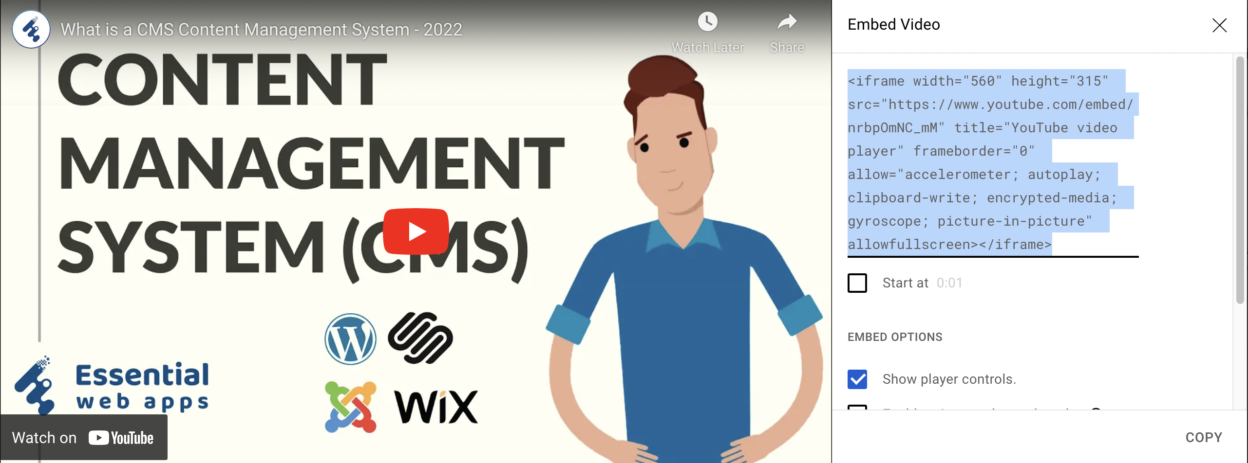 How To Insert A Youtube Video
